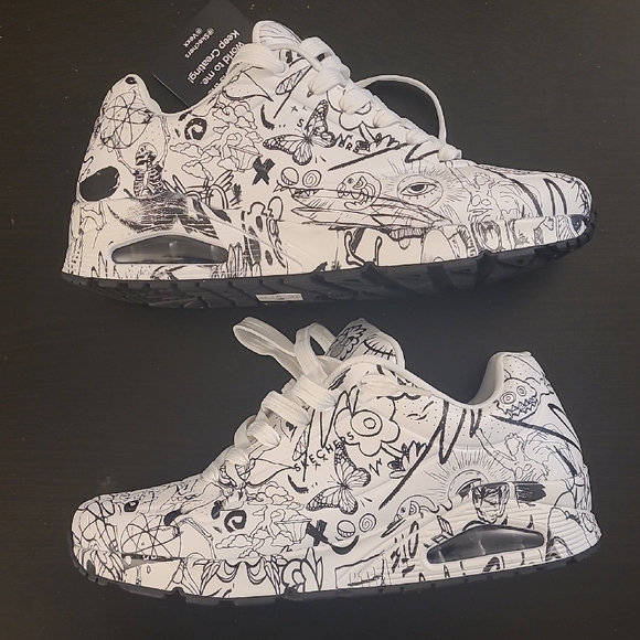 Skechers | Shoes | Nwt Skechers X Vexx White Sz 95 | Poshmark